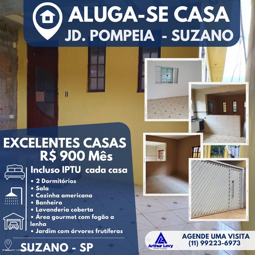 CASA EM SUZANO INDIVIDUAL PARA ALUGAR